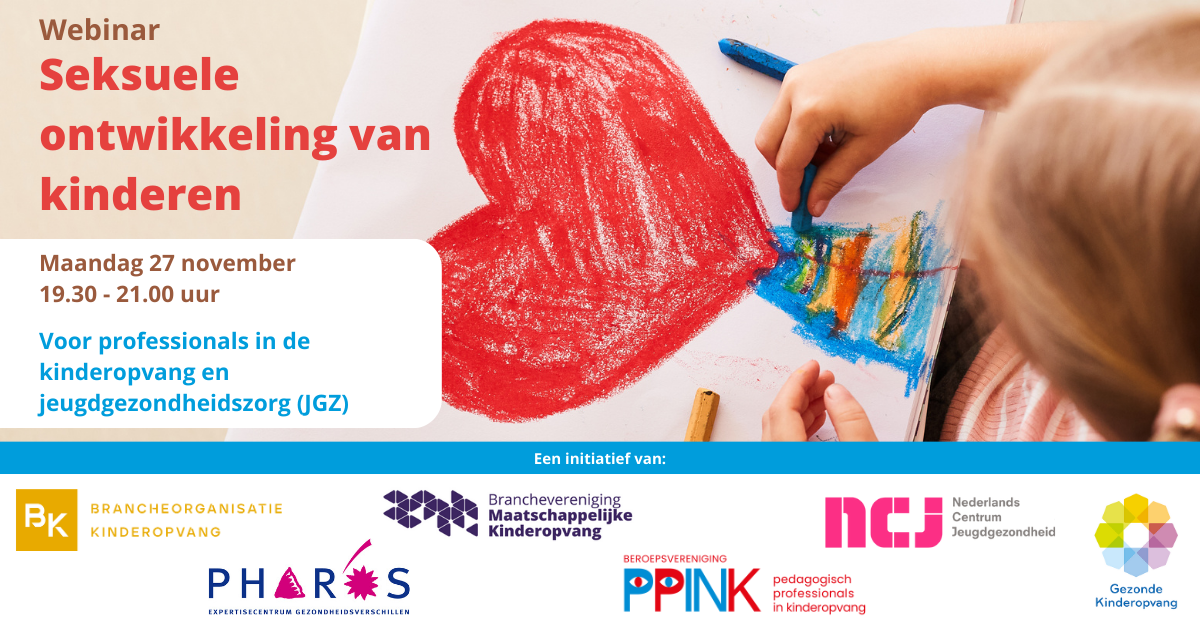 Webinar: 'Seksuele ontwikkeling van kinderen' - Brancheorganisatie Kinderopvang